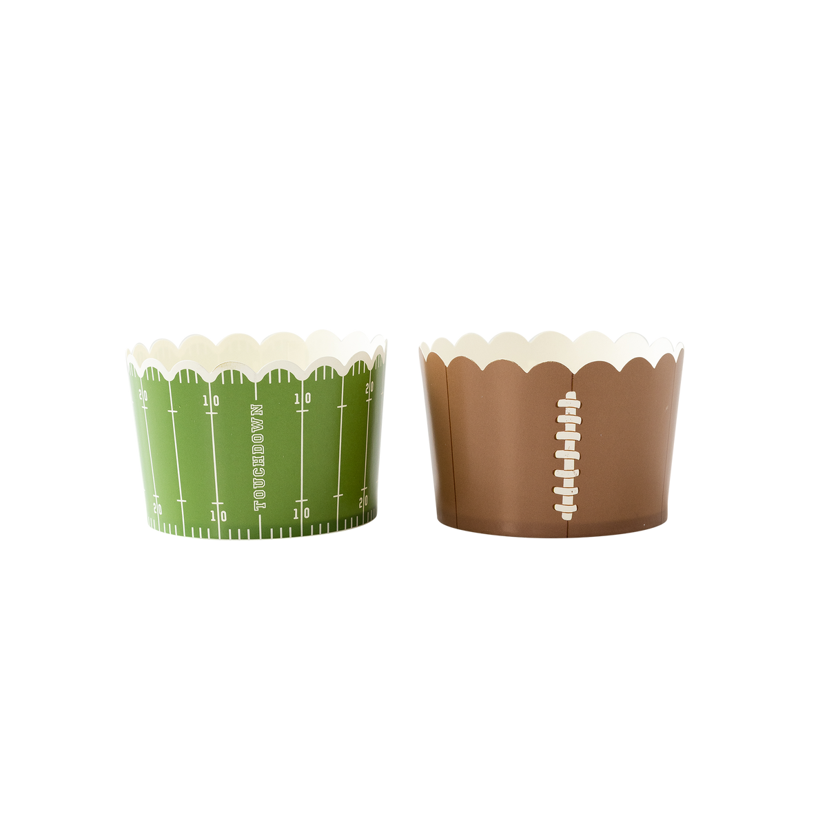 Large Football Snack Cups | Great for SuperBowl Party & Tailgate Treats ...