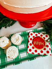 Melamine Plastic Red Cake Stand | Cake Display | Dessert Server ...