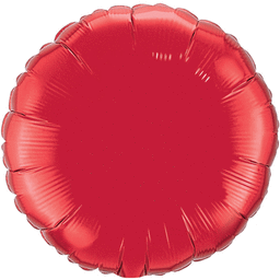 Red Metallic Round Mylar balloon perfect for balloon bundles and ...