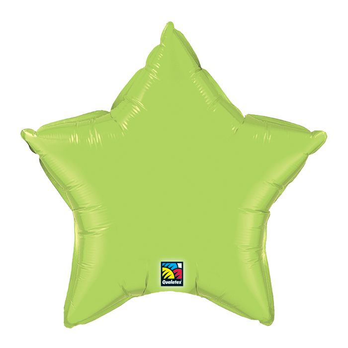 Lime Green Star Balloon | Star Party, Unicorn balloon bundle and more ...