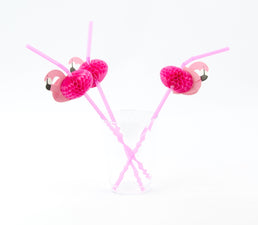Pink Flamingo Straw great for Bachelorette | Pool Party Supplies ...