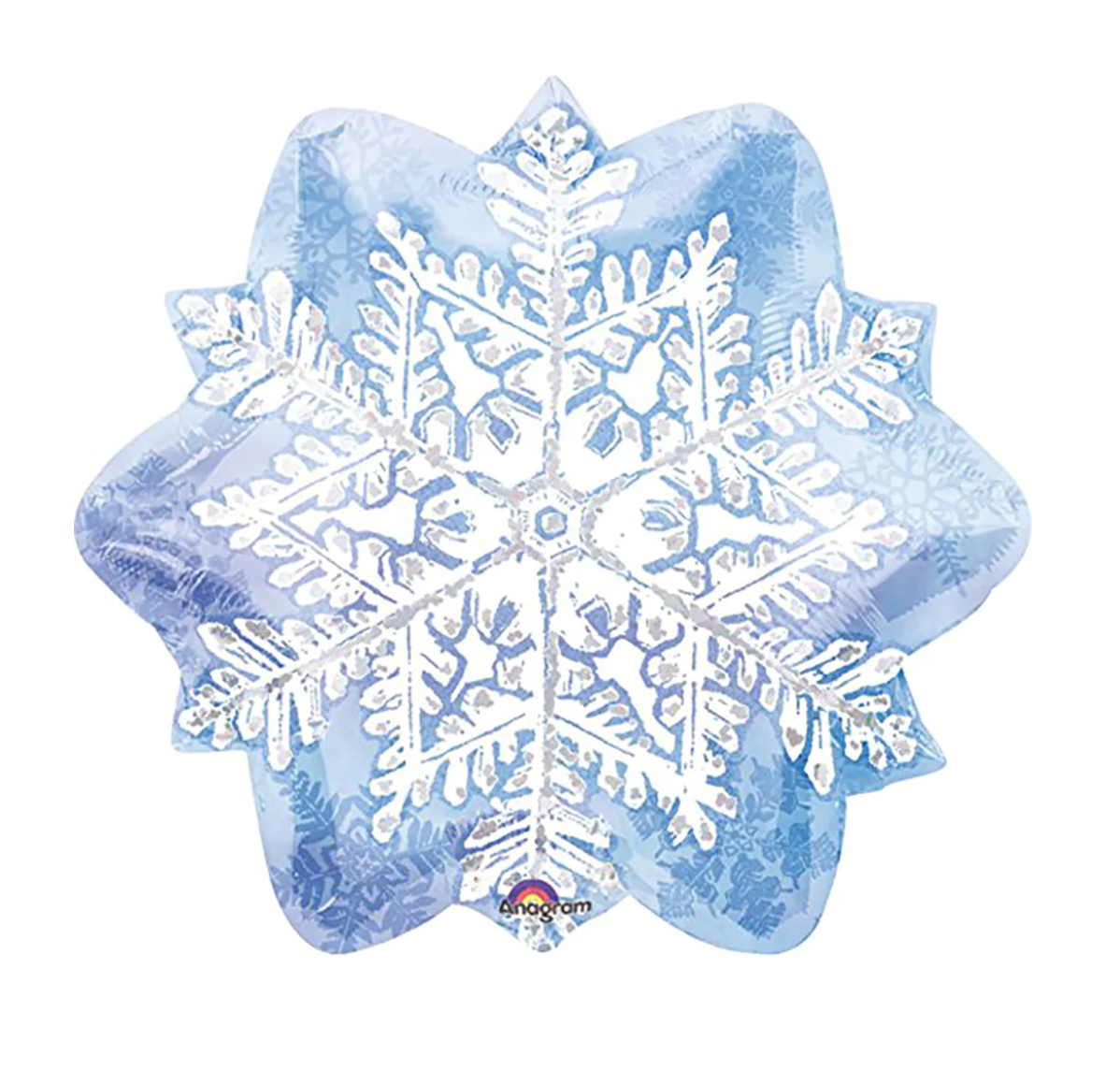 18" SNOWFLAKE FOIL BALLOON GREAT FOR YOUR FROZEN WINTER BIRTHDAY PARTY ...