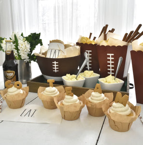 Football Treat & Popcorn Boxes great for superbowl and sports parties ...